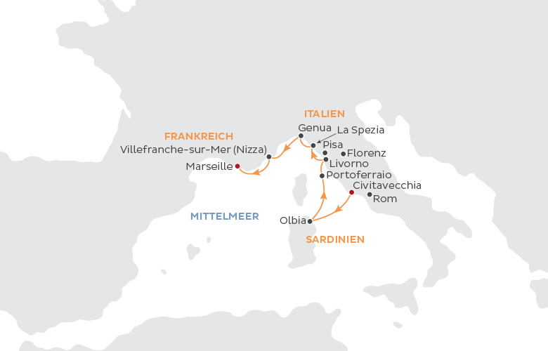 Fhre Von Genua Nach Sardinien